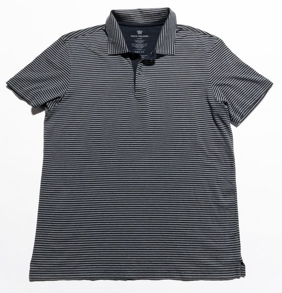 Mack Weldon | Shirts | Mack Weldon Polo Shirt Mens Large Gray Black ...